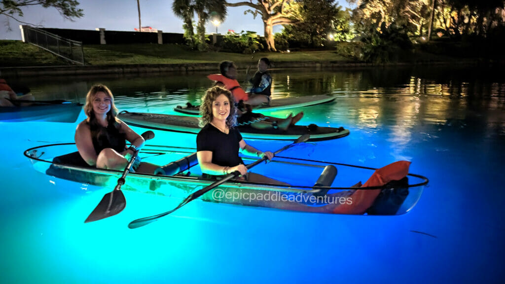 Epic Paddle Adventures | Clear Paddleboard and Clear Kayak Tour